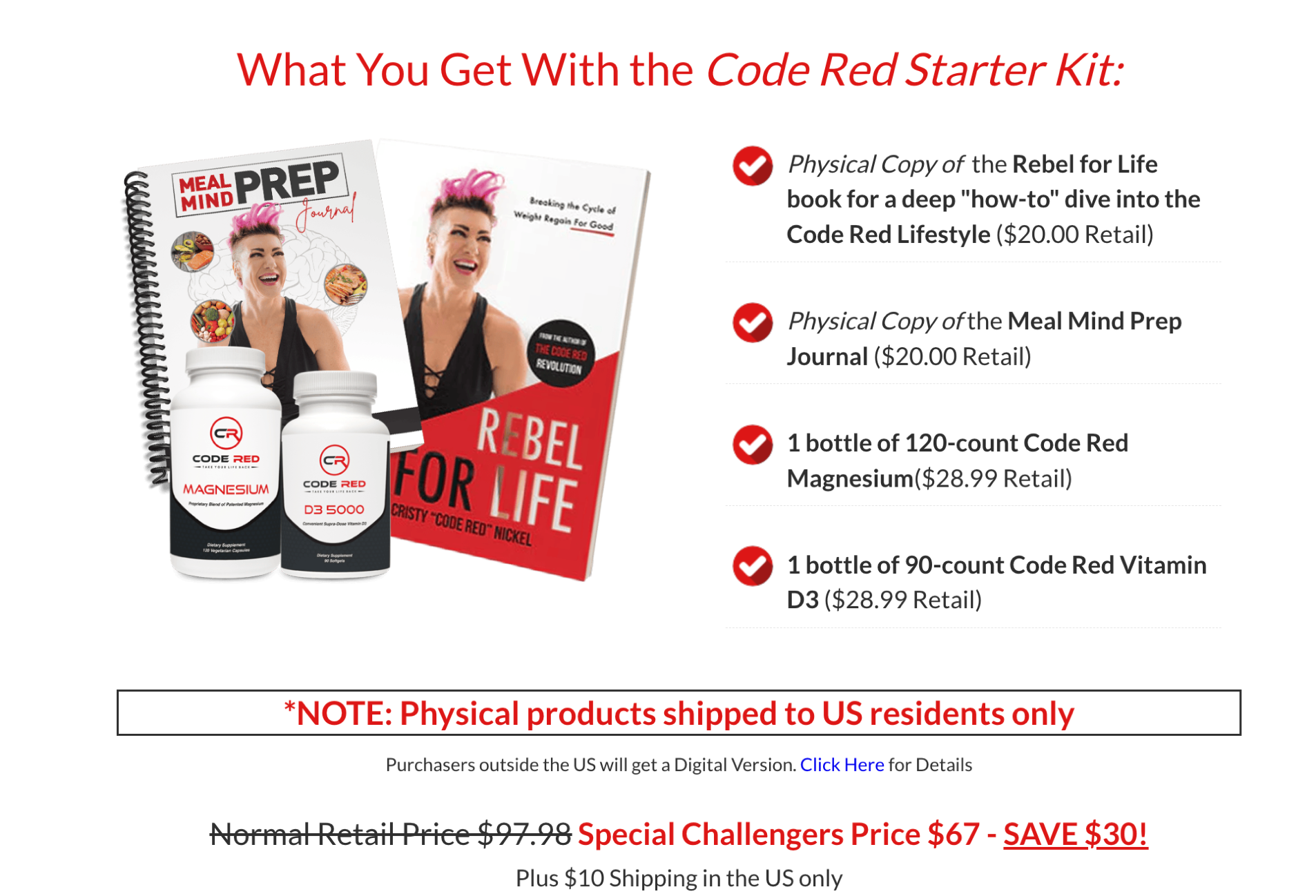 10 Pound Takedown Starter Kit 2 – Code Red Lifestyle